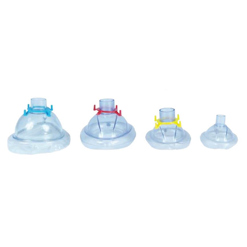 Latex-free anesthesia mask - Medial Global - transparent / with valve ...