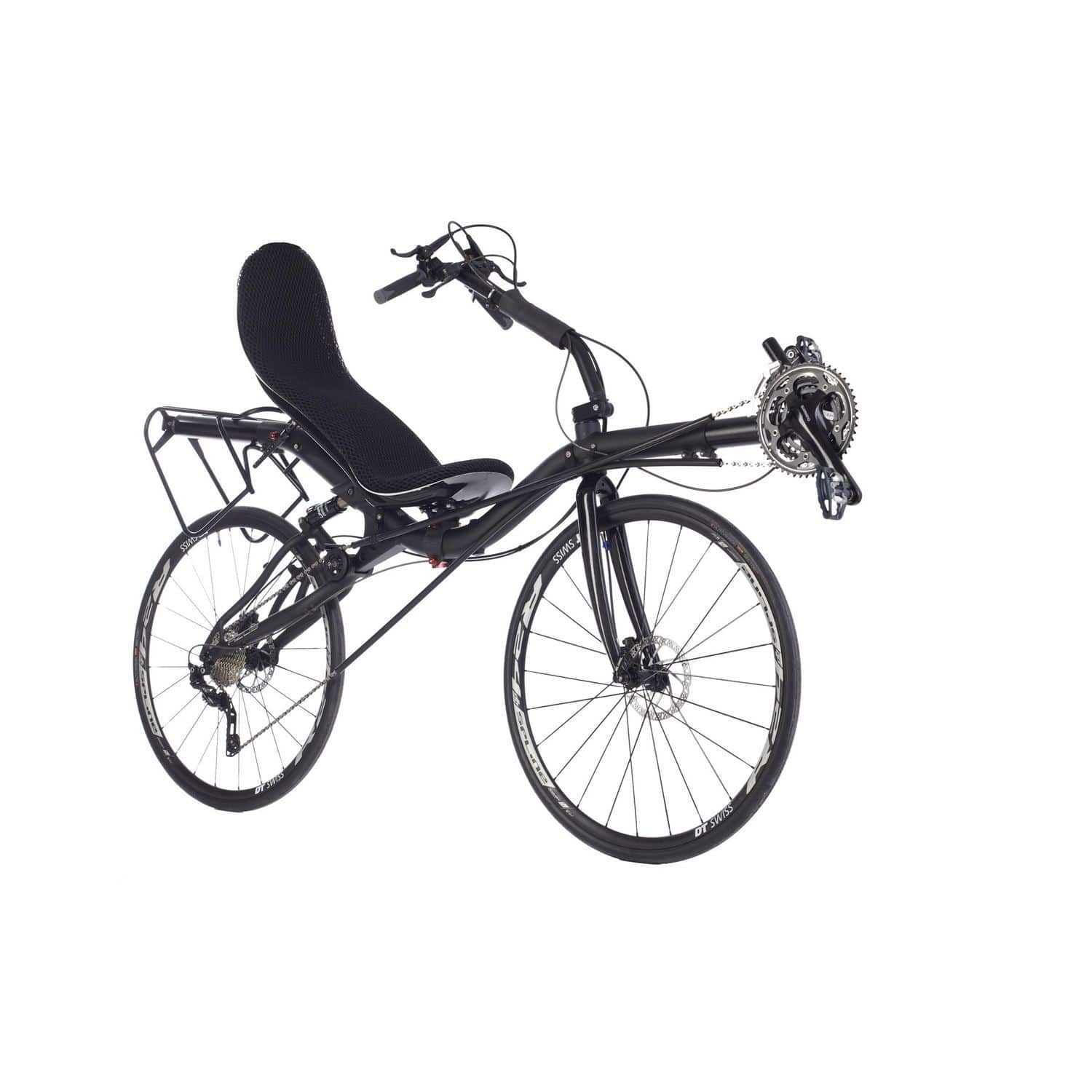 Crank-propelled recumbent bicycle - MAX 700 - Azub Bike - adult / black