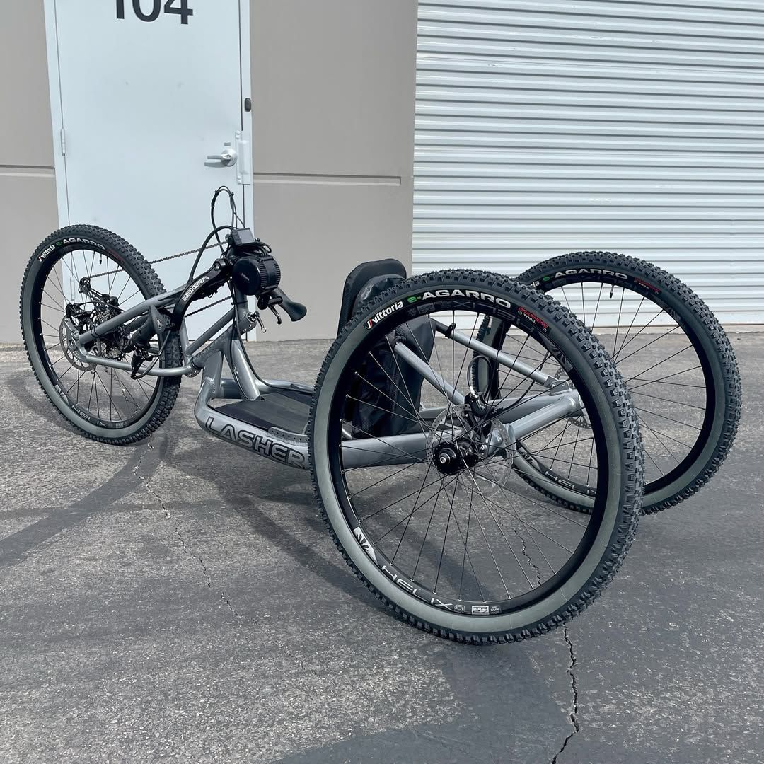 Crank-propelled recumbent trike - ARCe - Lasher Sport - adult / green ...