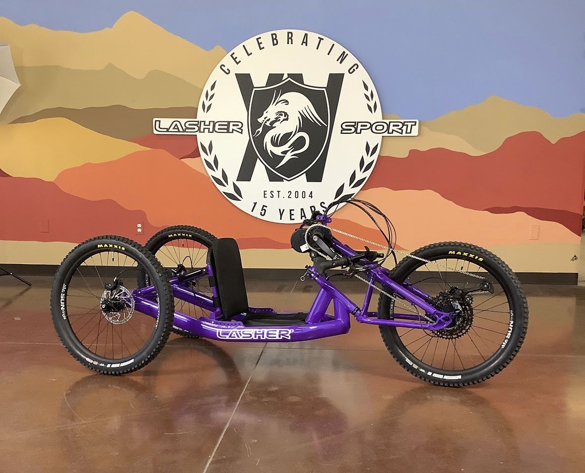 Crank-propelled recumbent trike - ARCe - Lasher Sport - pediatric ...