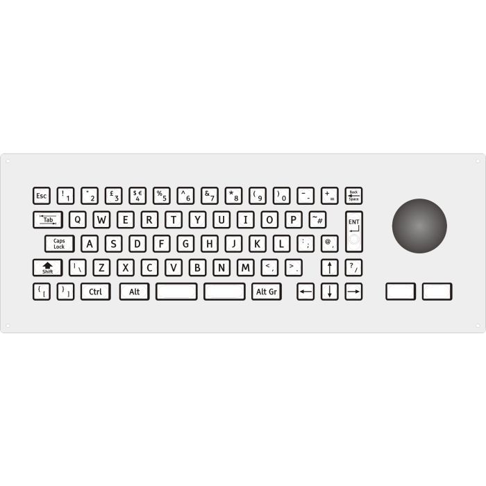 Keyboard with pointing device - 2212-55221 - STORM INTERFACE - with ...