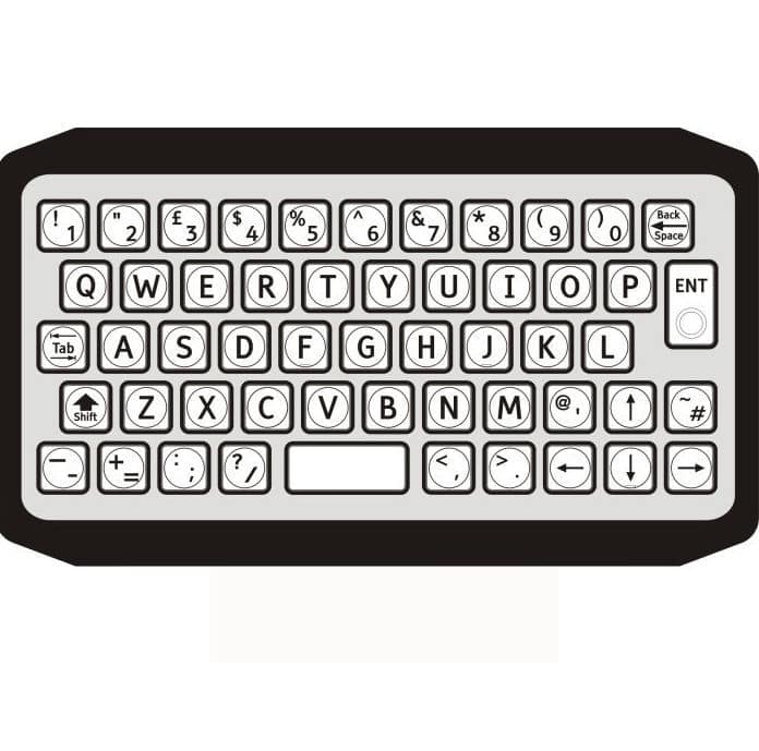 Keyboard with numeric keypad - 2205-55201 - STORM INTERFACE - USB / sealed