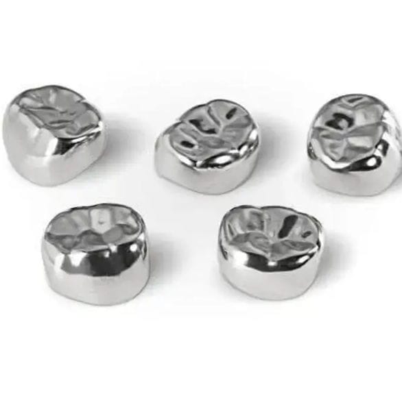 Stainless steel dental crown - D-LR-6 - Nexus Medodent - molar ...