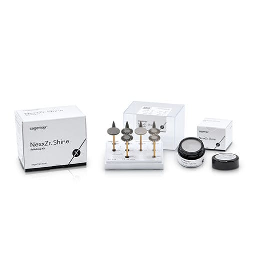Dental polishing instrument kit - NexxZr Shine - Sagemax