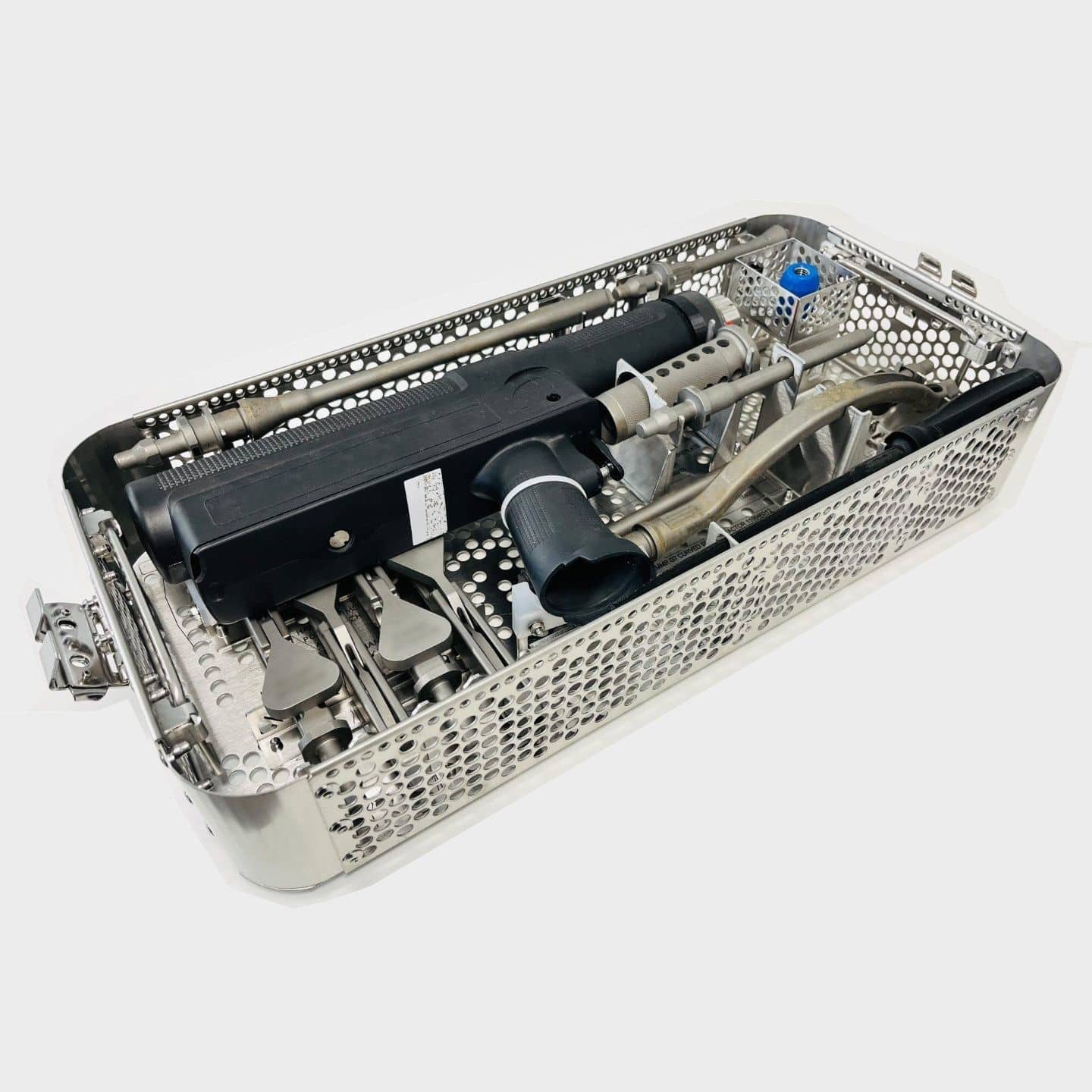 Surgical instrument sterilization tray - NGS Engineering - perforated ...