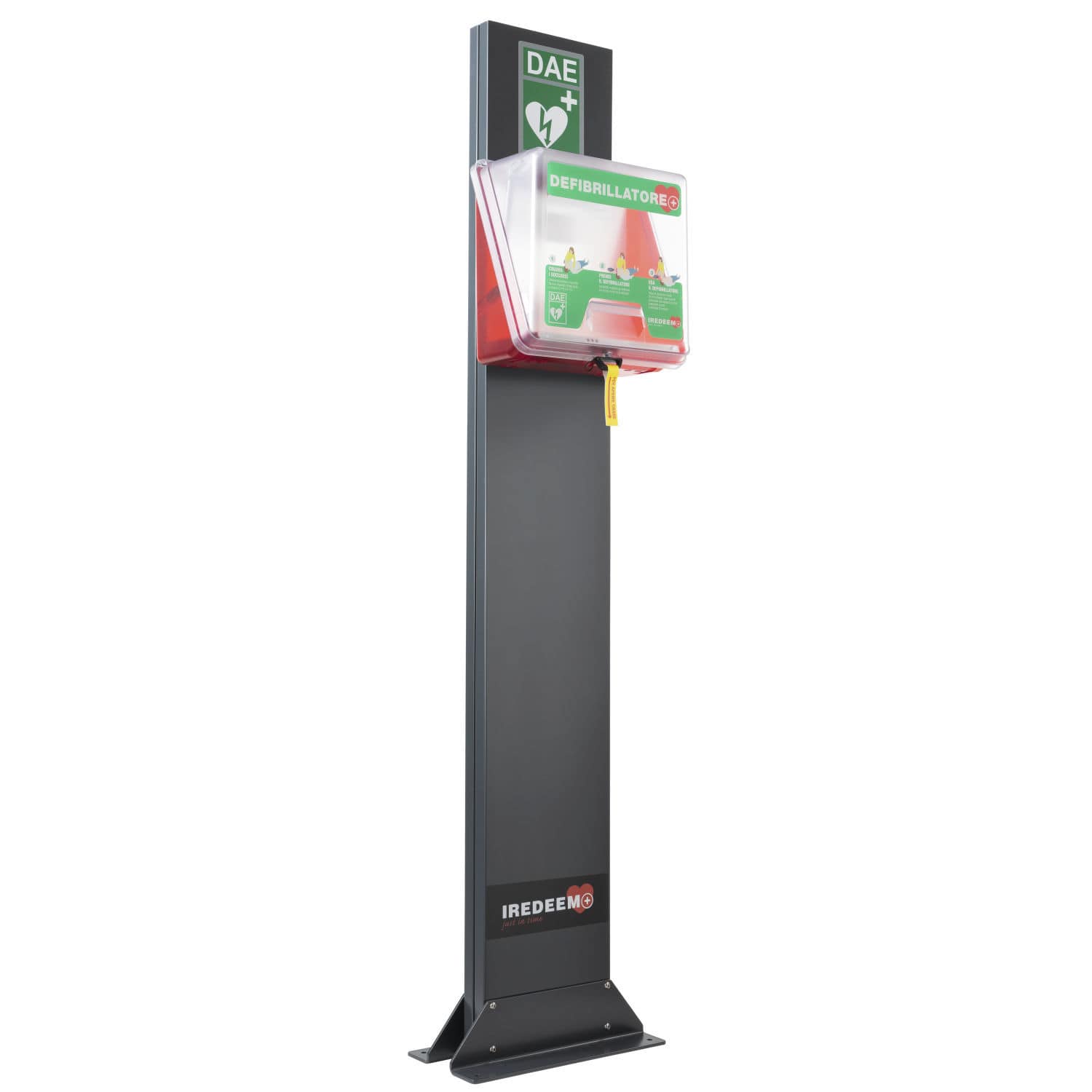 Defibrillator cabinet - TOTEM L - IREDEEM - hospital / with door / 1-door