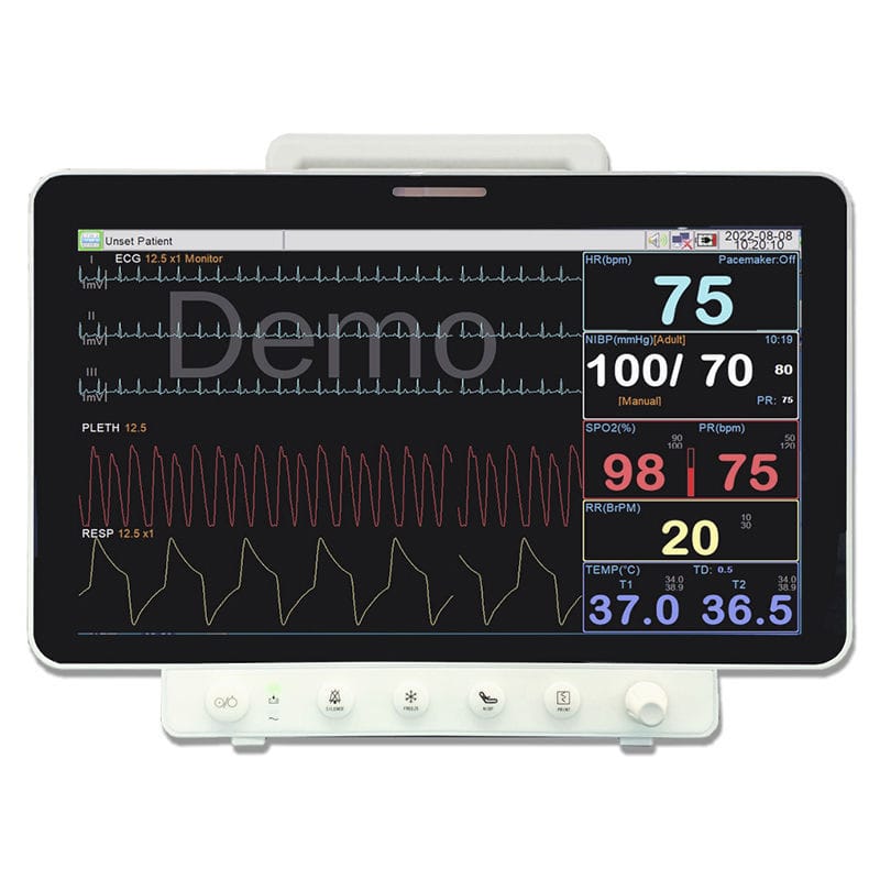 Modular patient monitor - YSPM-F17M - YSENMED - tabletop / ECG / TEMP