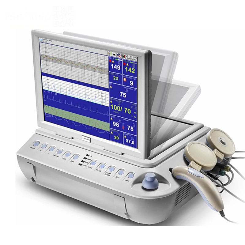 FHR fetal monitor - YSFM200 - YSENMED - twin FHR / TOCO / with printer