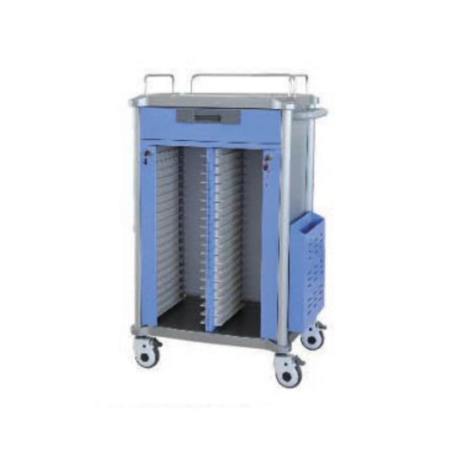 Medical records trolley - Tianjin Kangli Medical Instrument - storage ...