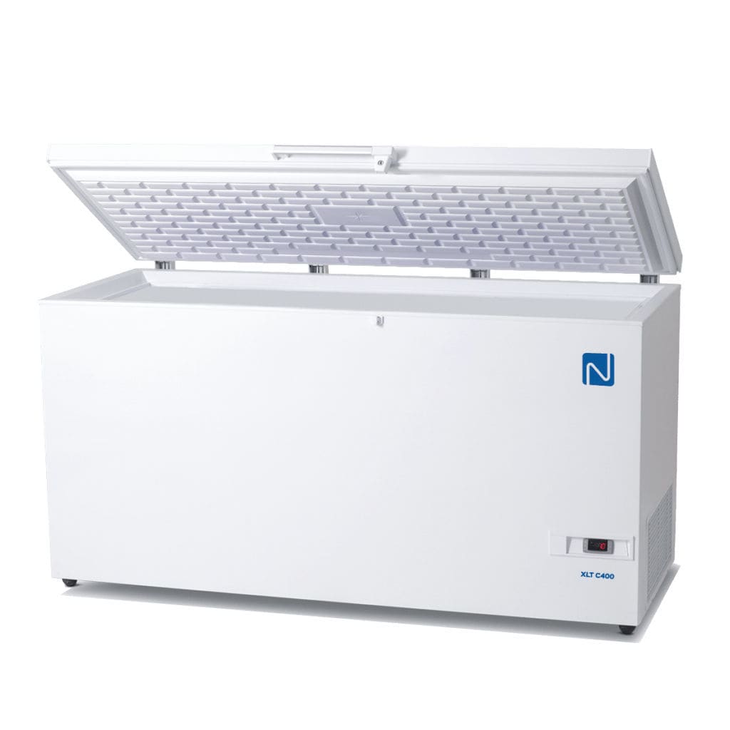 Laboratory freezer - XLT C400 - Nordic - chest / 1-door / low-temperature