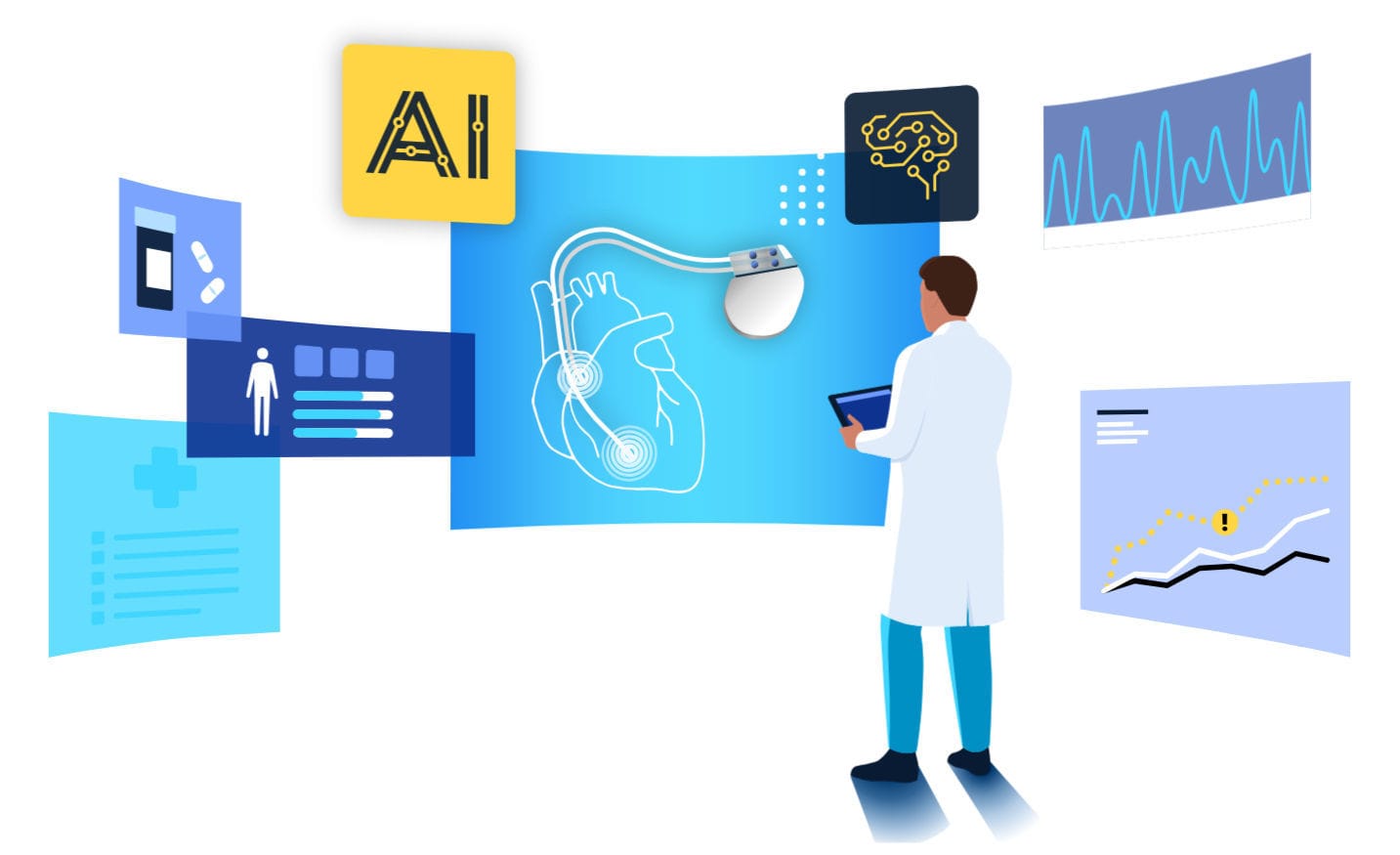 AI software - ScienceSoft - medication management / diagnostic / telemonitoring