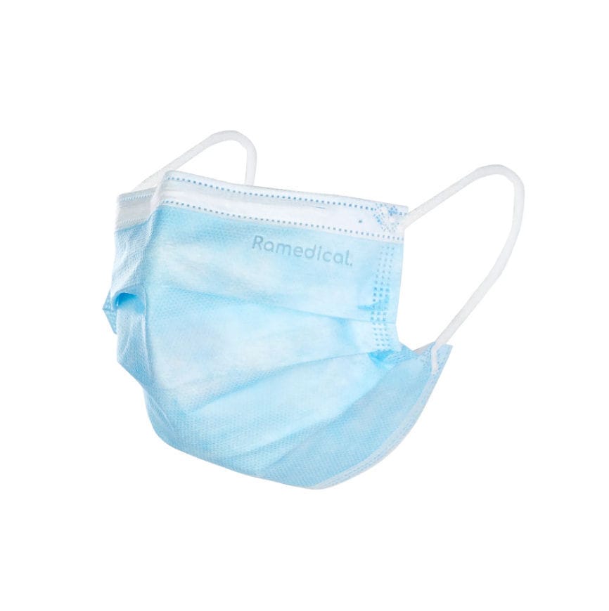 Type IIR surgical mask - MSK001 - Ramedical - polypropylene / latex ...