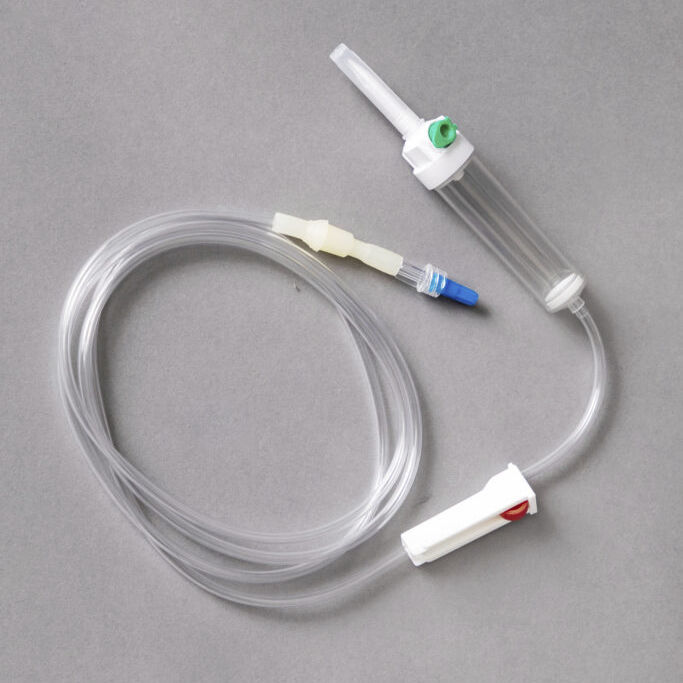 Infusion set with drip chamber - P18F - BHL-Medical - with Y port ...