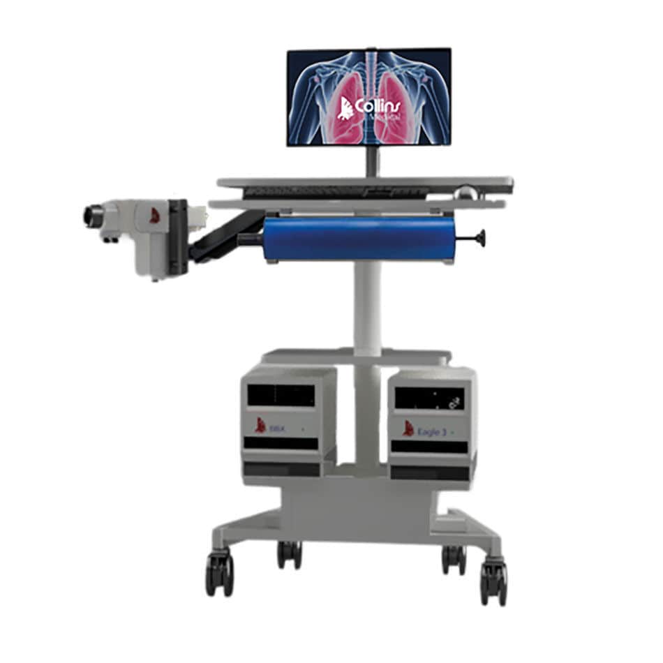 TLC PFT system - Eagle 3 - Collins Medical - AWR / RV / FRCpleth