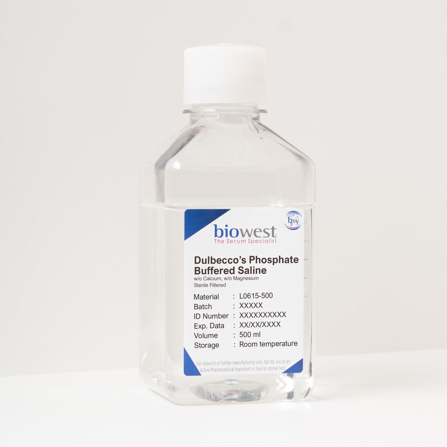 DPBS reagent - L0615 series - Biowest - buffer solution / salt solution ...