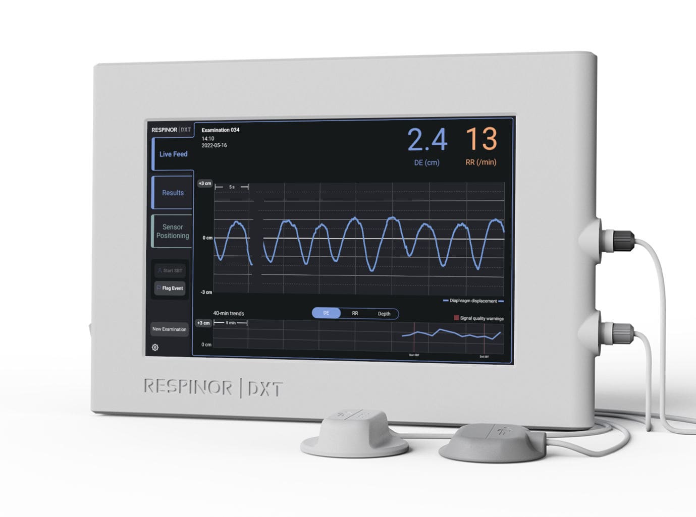 Diaphragmatic function monitoring system - RESPINOR DXT - Respinor DXT ...
