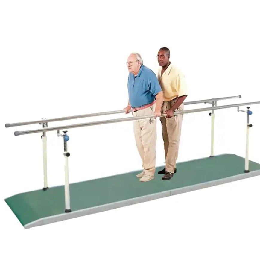 Height-adjustable rehabilitation parallel bars - Hoyker - USA Rehabstore