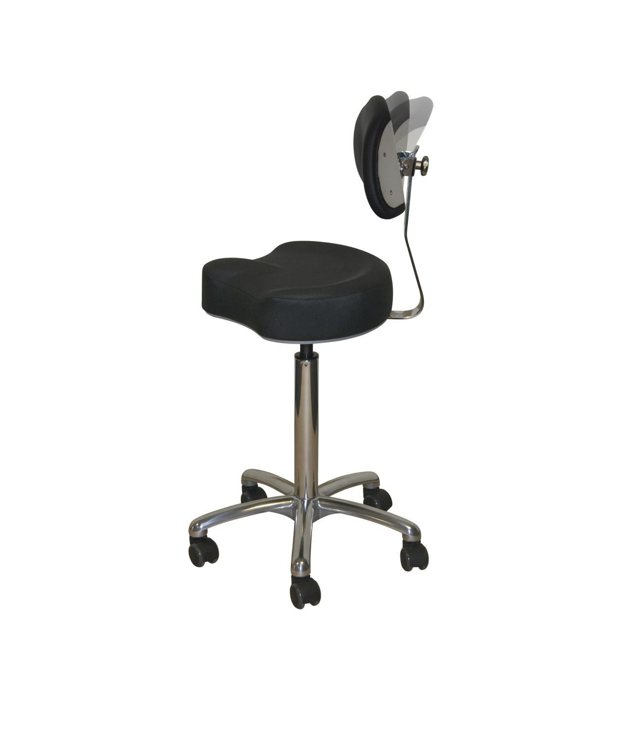 Medical stool - T-L Premium - MDT - height-adjustable / pneumatic / tilting