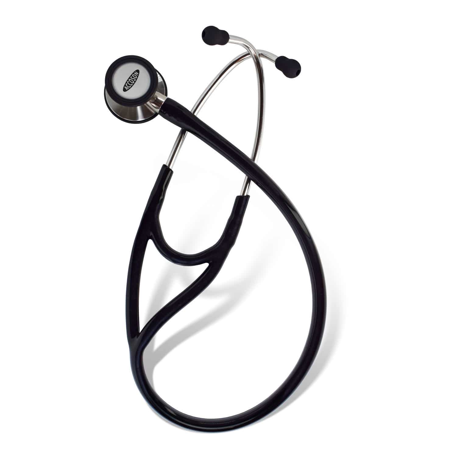 Cardiology stethoscope - CST - Accoson - dual-head / stainless steel