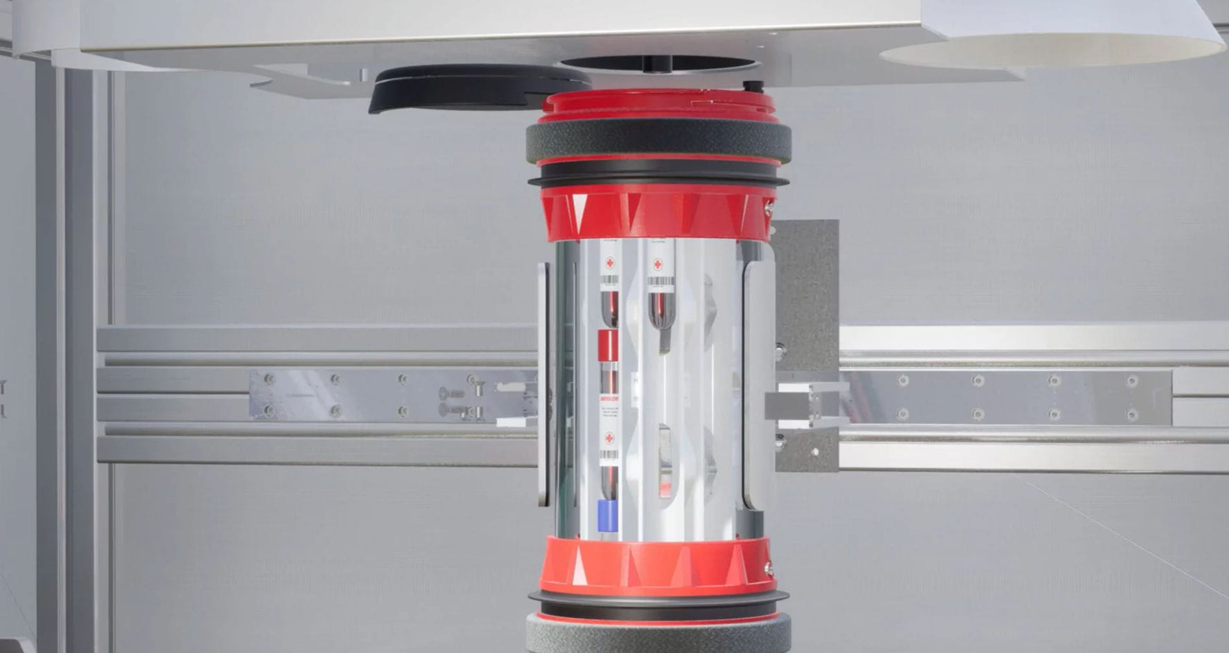 Unloading pneumatic tube system - Aerocom - laboratory / automatic