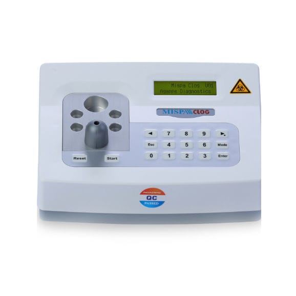 Semi-automated coagulation analyzer - Mispa Clog - Agappe Diagnostics ...