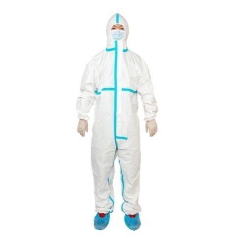 Unisex protective coveralls - Allmed Medical Products - white