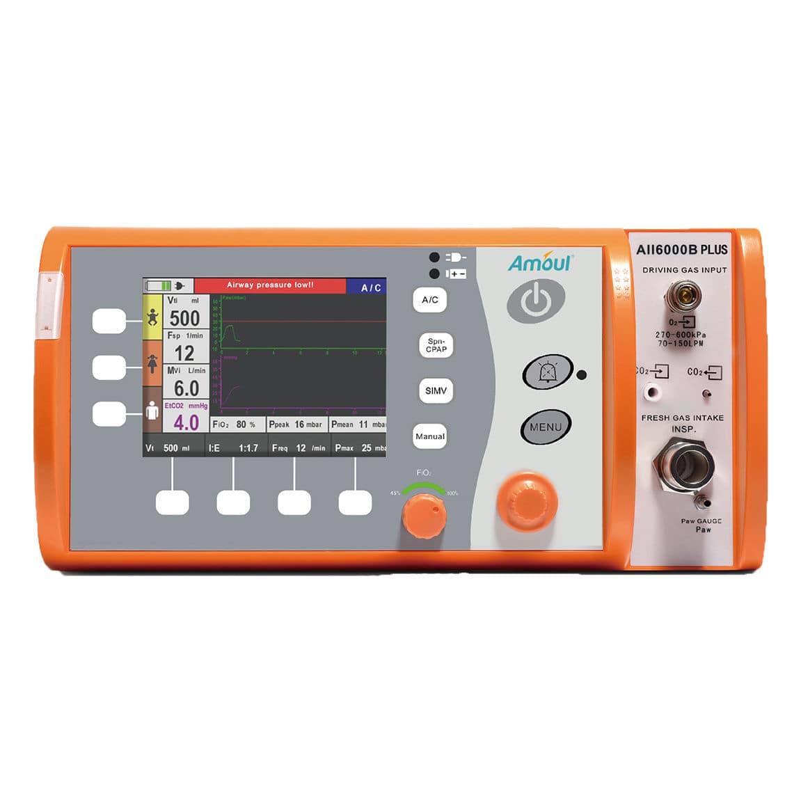 Emergency ventilator - AII6000B Plus - Ambulanc Shenzhen Tech ...