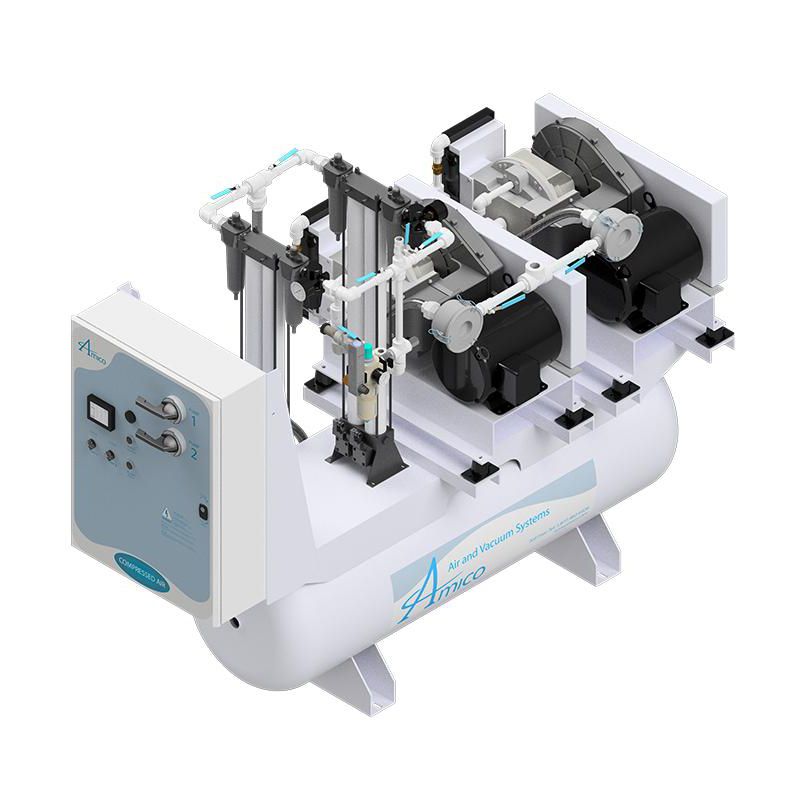 Medical air compression system - NFPA Duplex SCD - Amico - rotary ...
