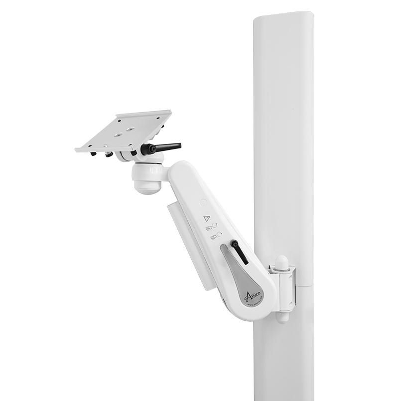 Tilting support arm - AHM - Amico - height-adjustable / for monitors ...