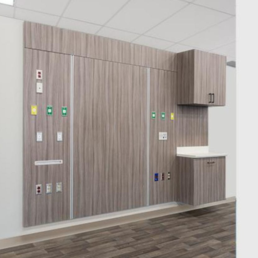 Healthcare facility wall structure - NuLook Skeleton - Amico