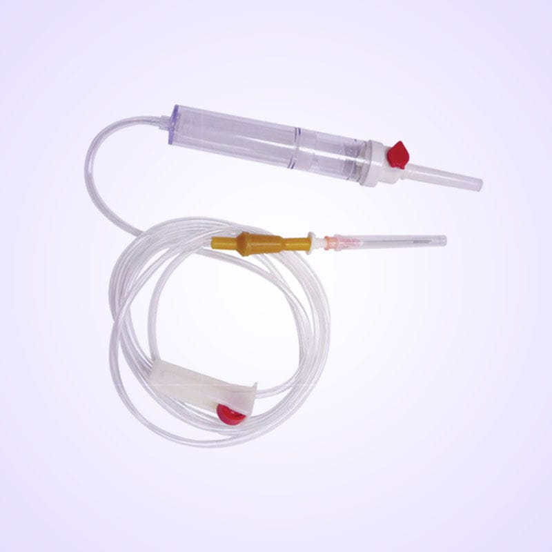 Blood transfusion set - TT series - Angiplast - PVC / with drip chamber ...
