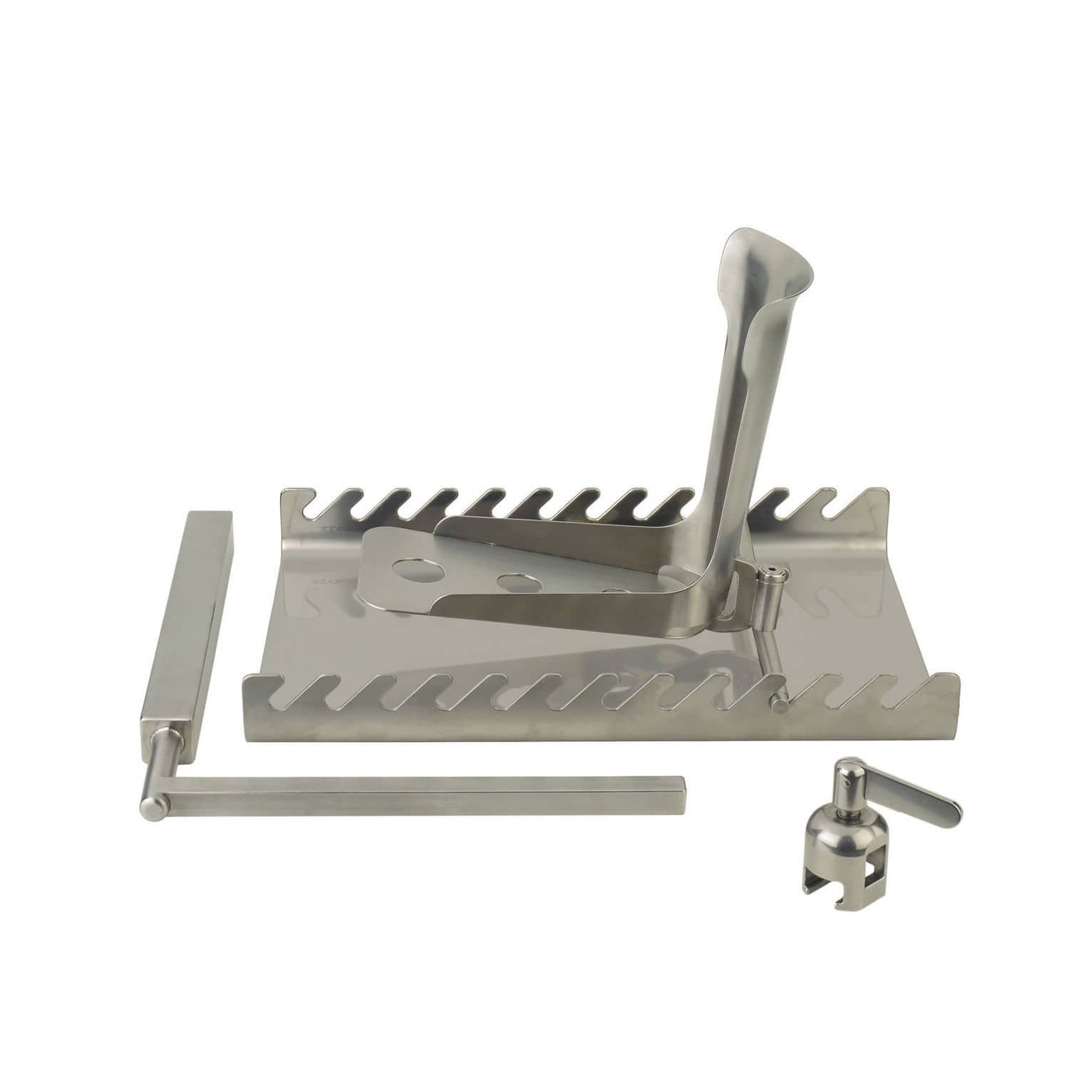 Operating table knee support - 6105 - Ansabere Surgical - stainless steel