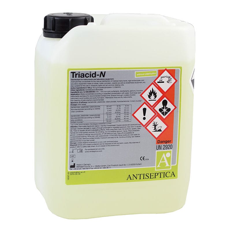 Surgical instrument disinfectant - TRIACID-N - ANTISEPTICA - liquid ...