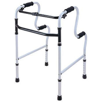 Height-adjustable mobility walker - APC-6008 - Apex Health Care - folding