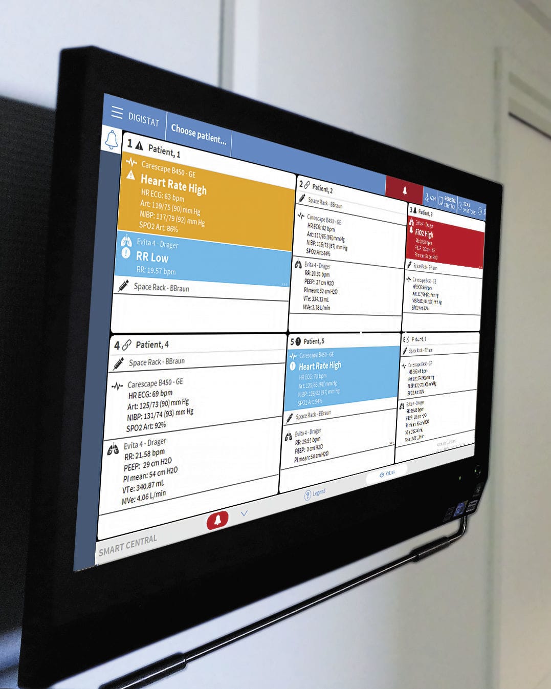 Management software - Digistat - Ascom - monitoring / evaluation / hospital