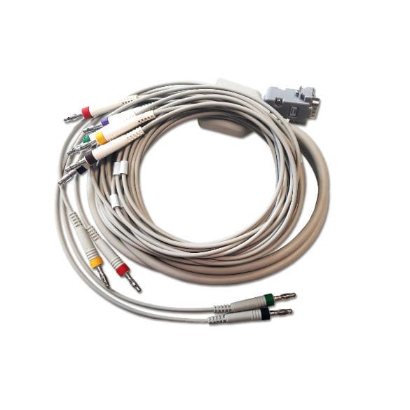 Cardiac Holter monitor ECG cable - KRH-712-11 - ASPEL