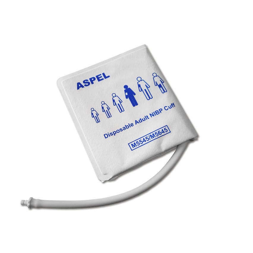 Blood pressure cuff - v.401S - ASPEL - adult / 1-tube / disposable