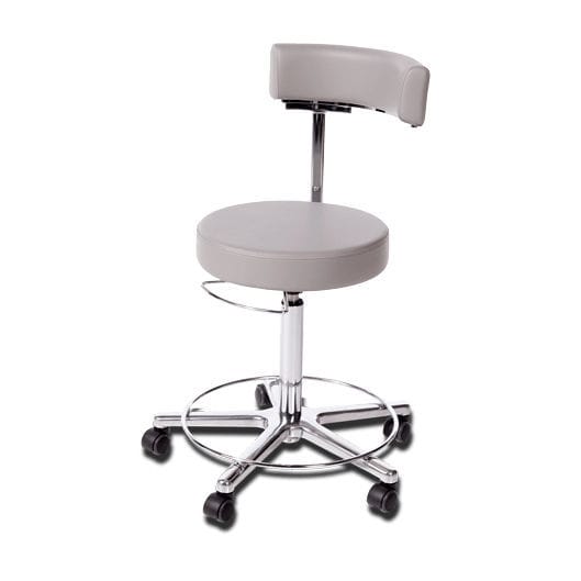 Mobile doctor's chair - ATMOS MedizinTechnik - height-adjustable