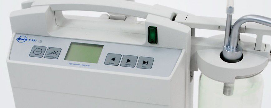 Electric surgical suction pump / portable - S 351 - ATMOS MedizinTechnik
