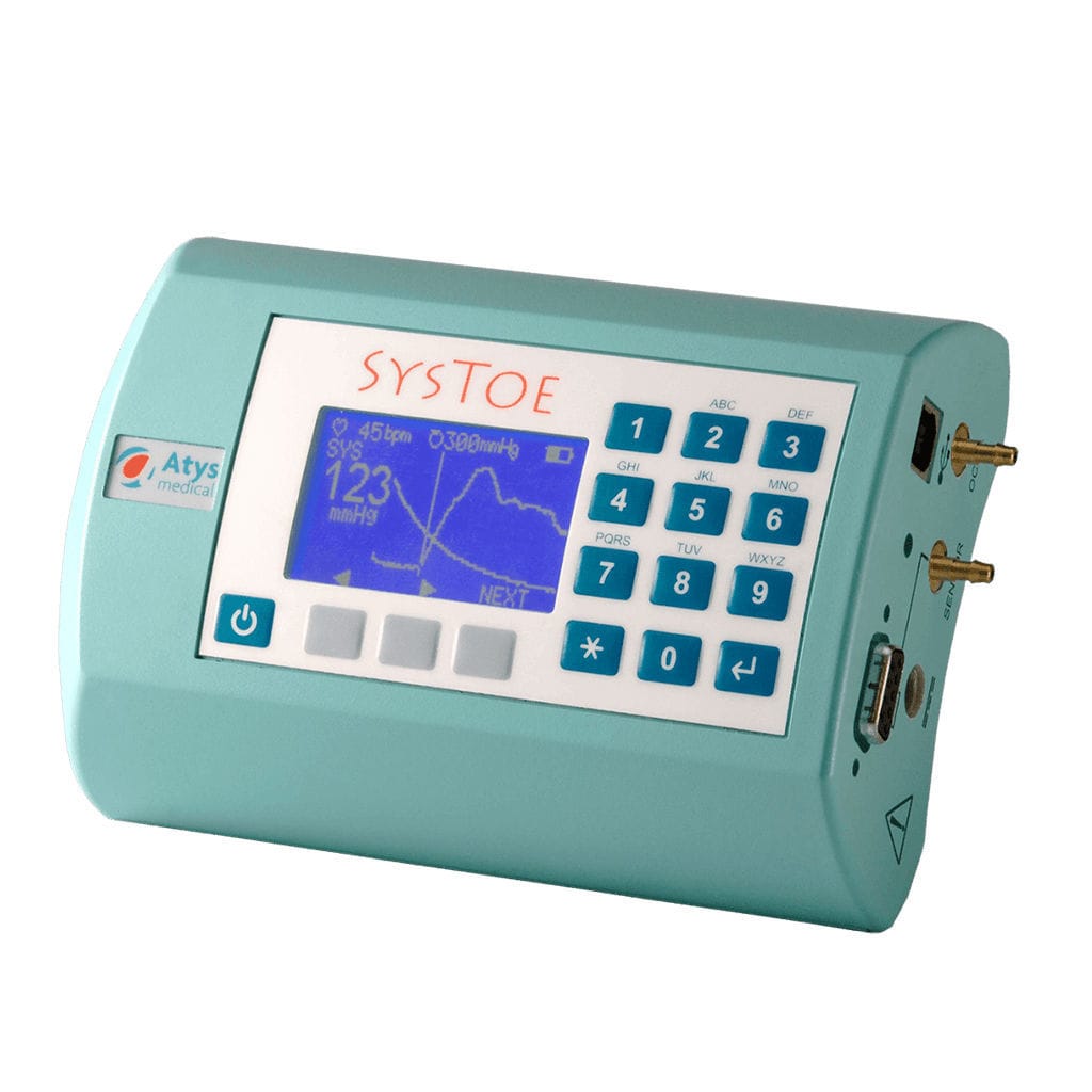 Toe systolic pressure measuring device - SysToe - ATYS Medical - finger ...