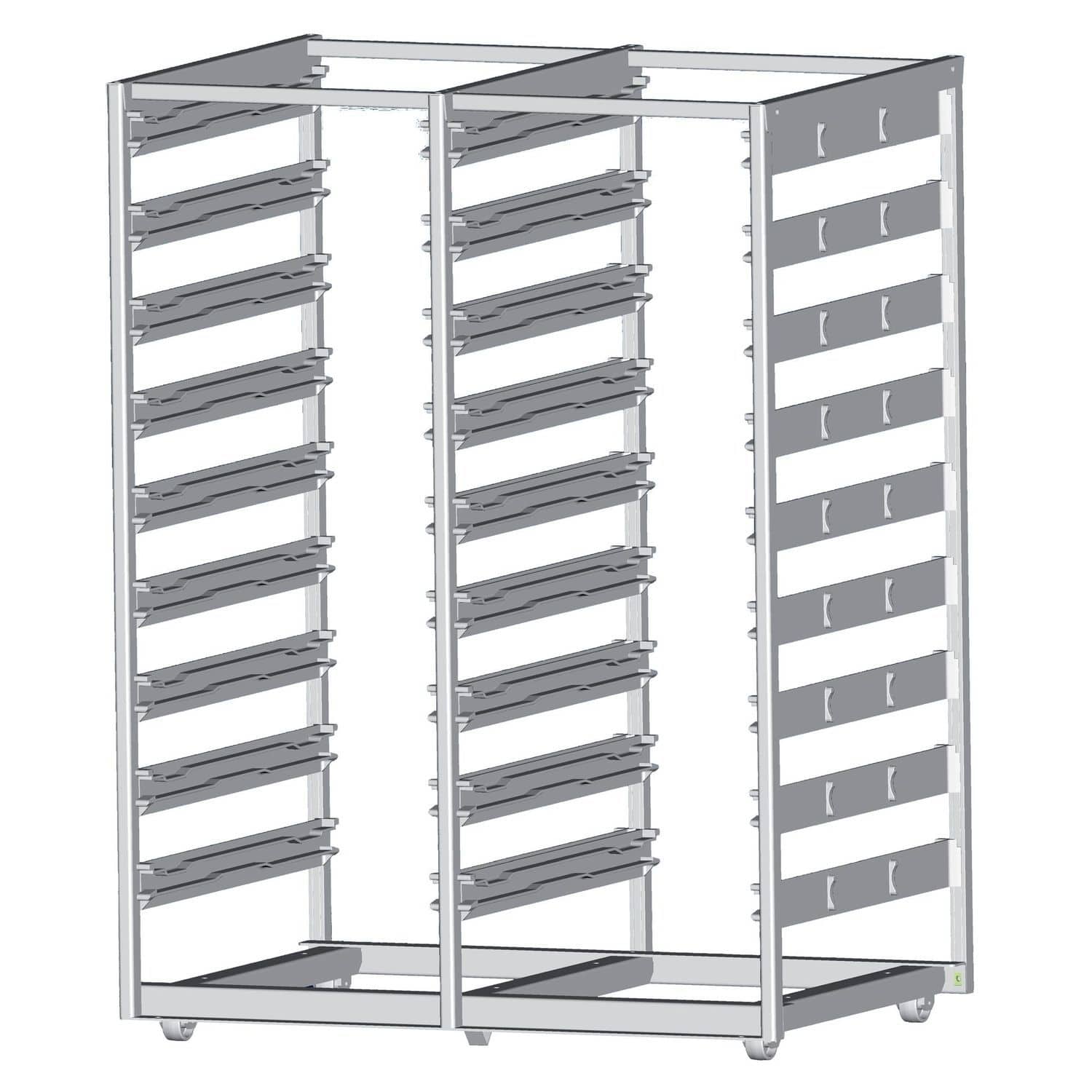 Modular shelving unit - SY 8020/2 - Alvi - wire / open-structure ...