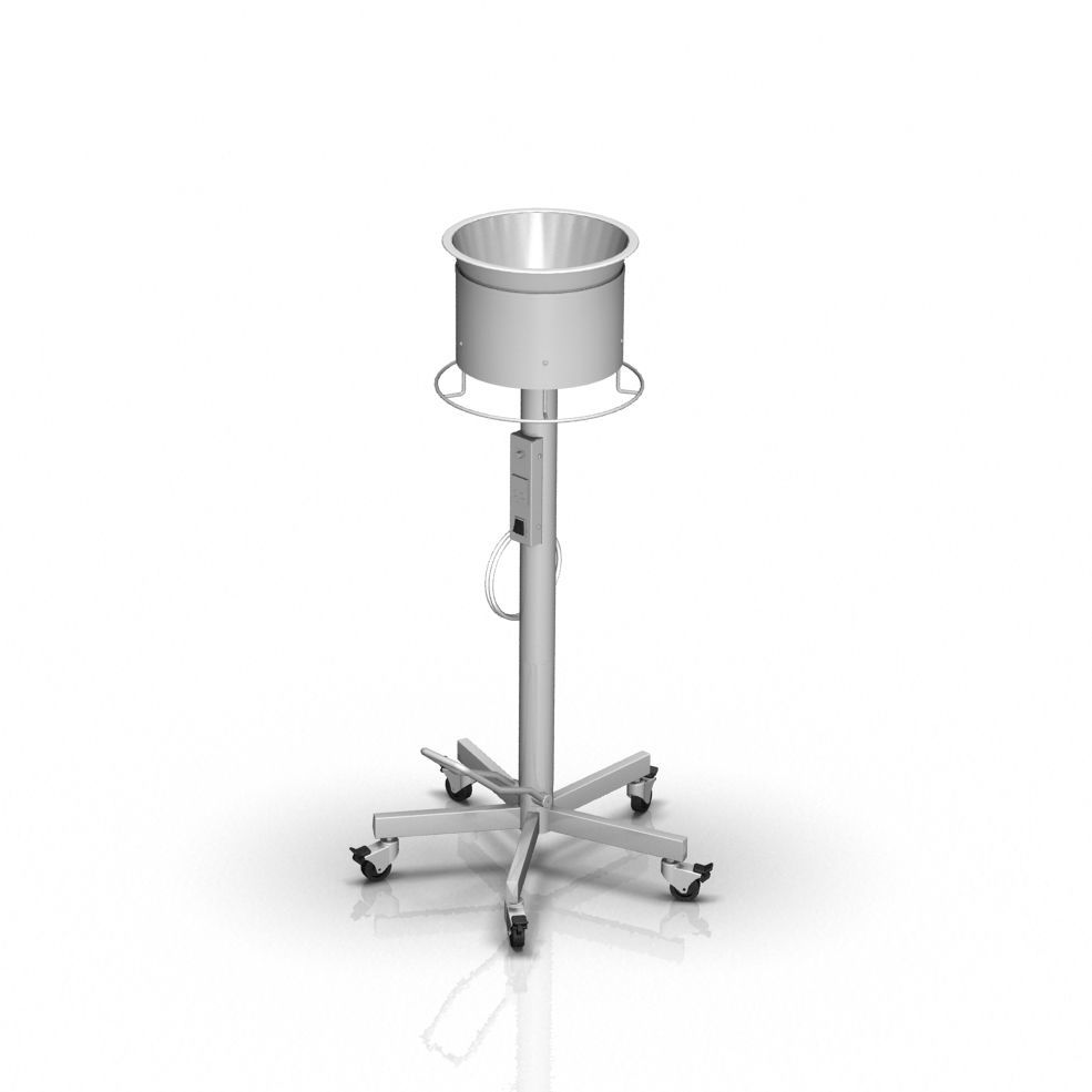 Trolley-mounted surgical basin stand - 2-033-2 - ALVO Medical ...