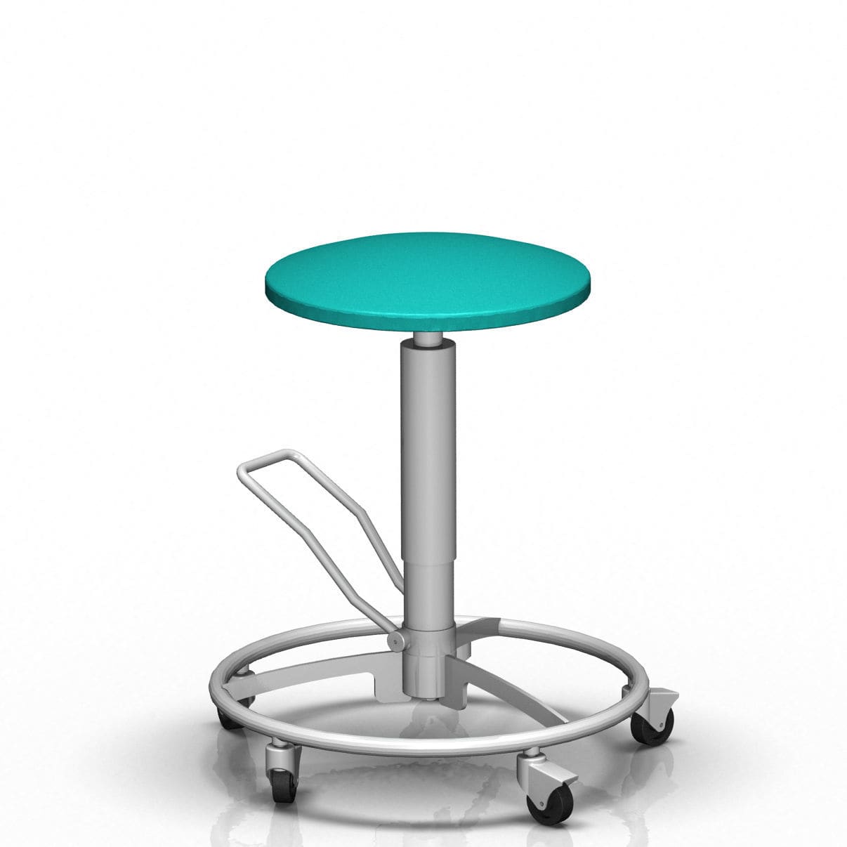 Healthcare facility stool - 2-045 - ALVO Medical - height-adjustable ...