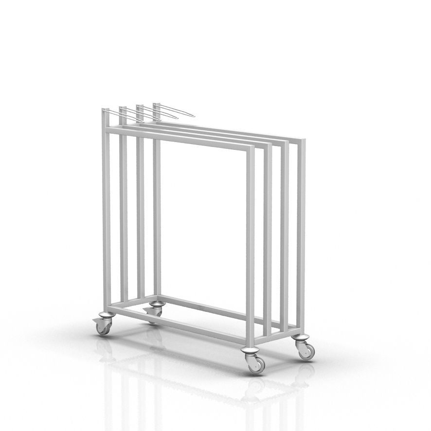 Medical trolley - 2-510 - ALVO Medical - paper dispenser / transport ...