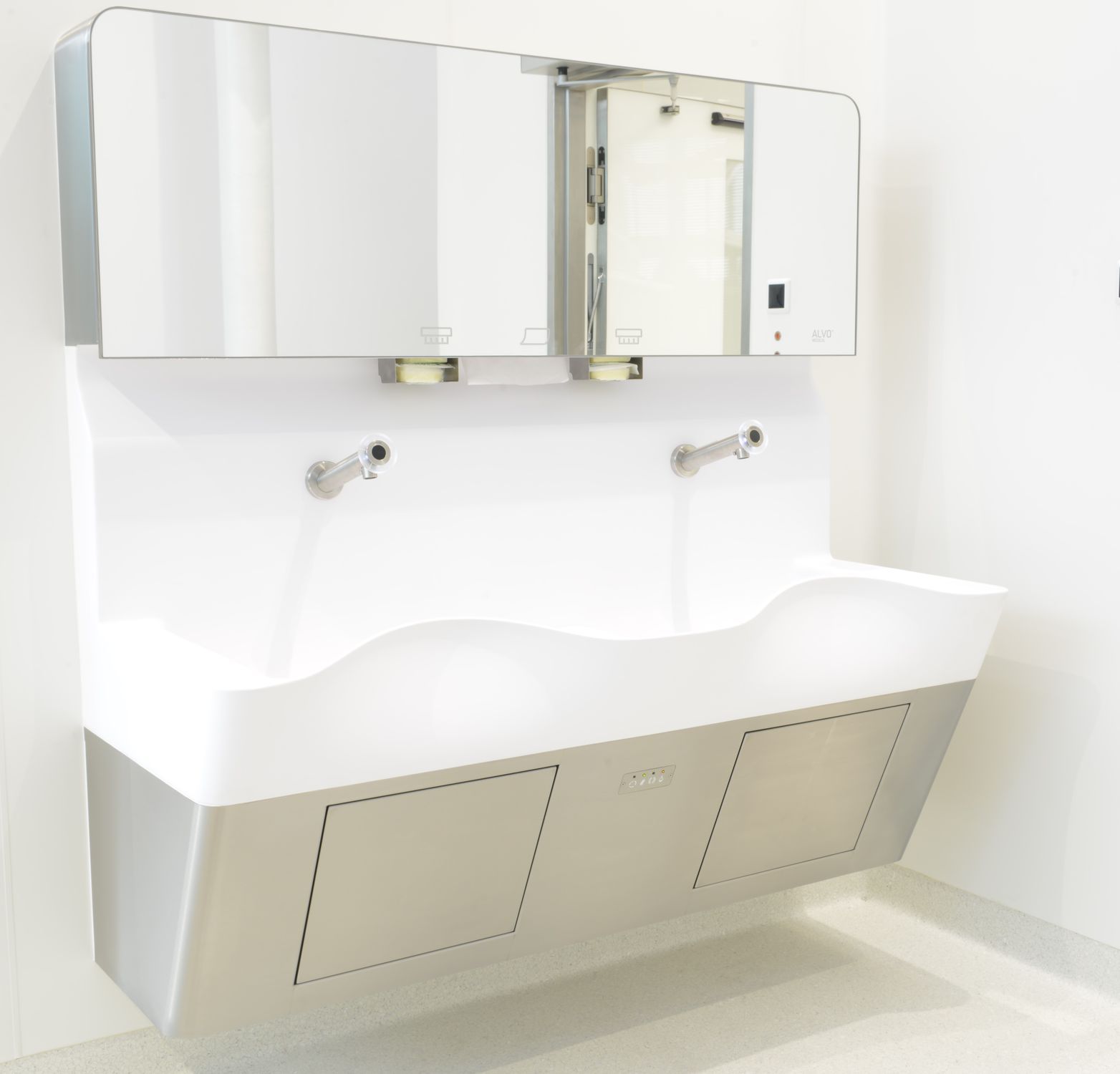 2-station surgical sink - 2-096 - ALVO Medical - infrared-operated ...