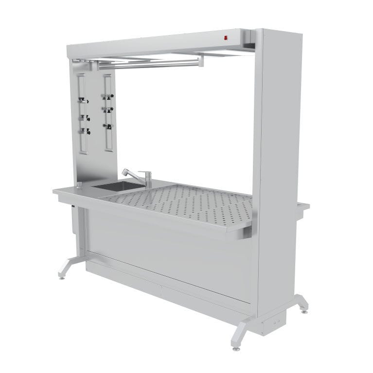 Grossing laboratory workstation - N5-101 - ALVO Medical - floor ...