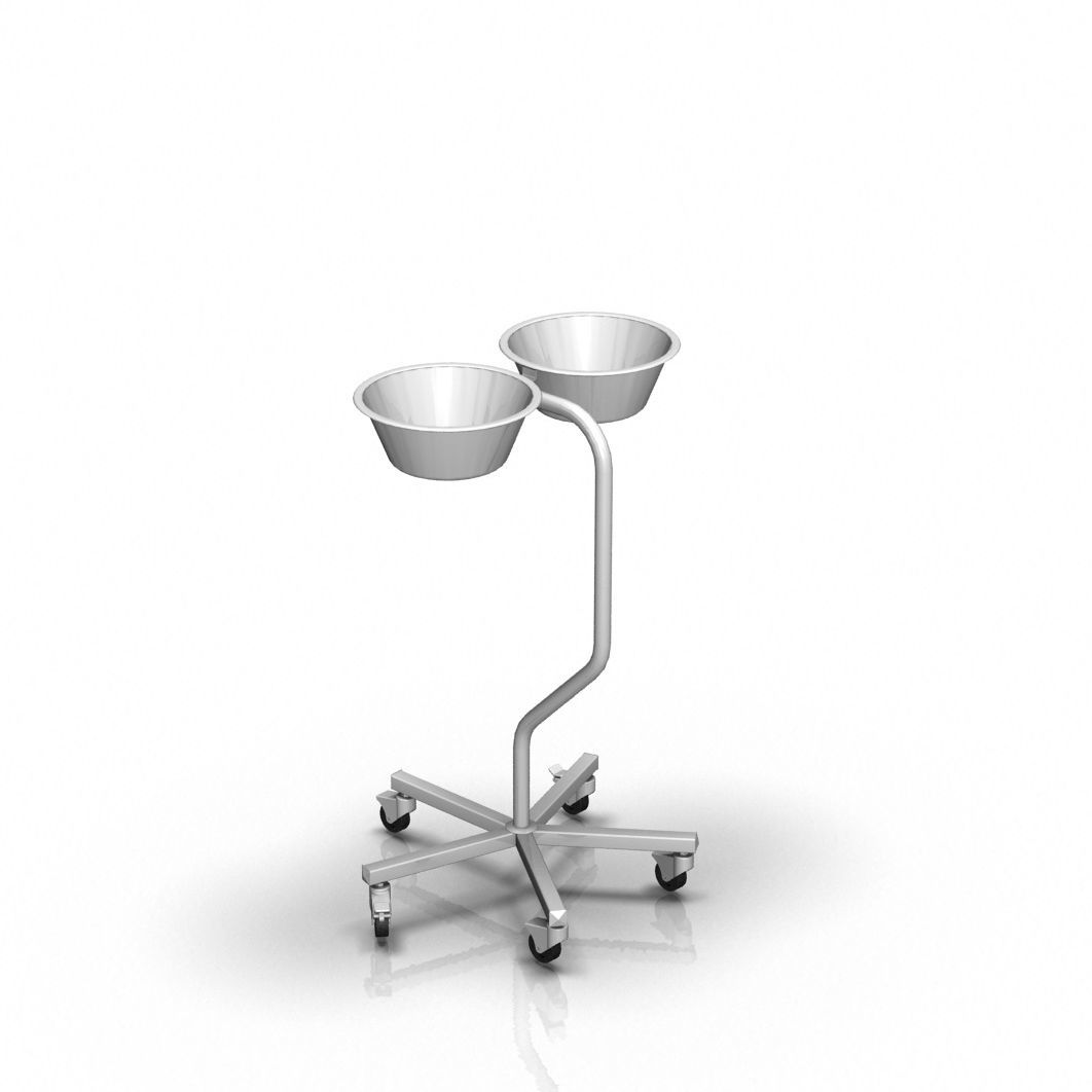 Double bin surgical basin stand - 2-032 - ALVO Medical - trolley ...