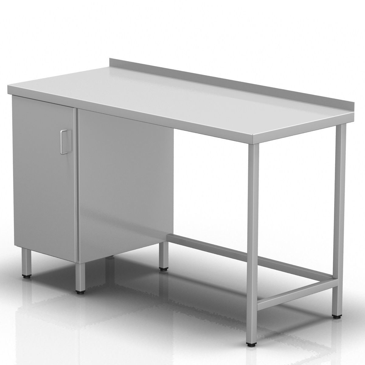 Work table - 2-382 - ALVO Medical - rectangular / stainless steel