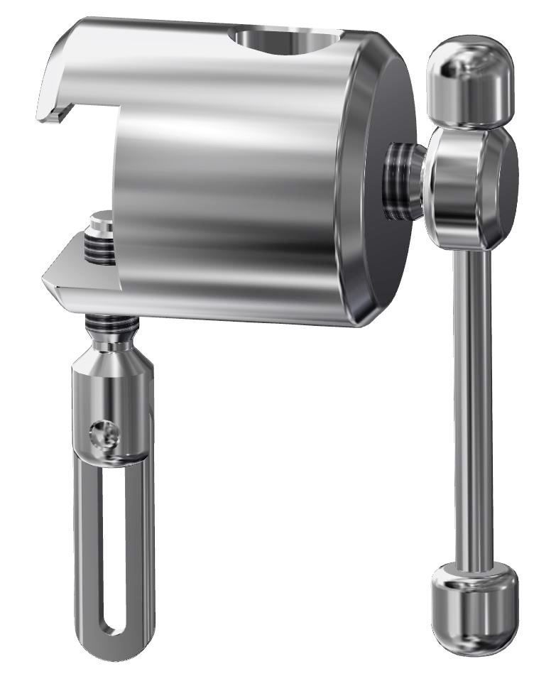 Stainless steel operating table clamp - 5.780-VE - FISSO