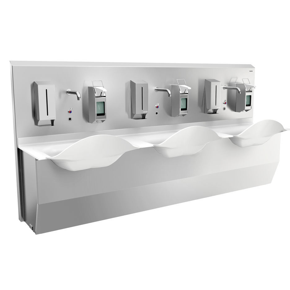3-station surgical sink - 822L32 - Bawer